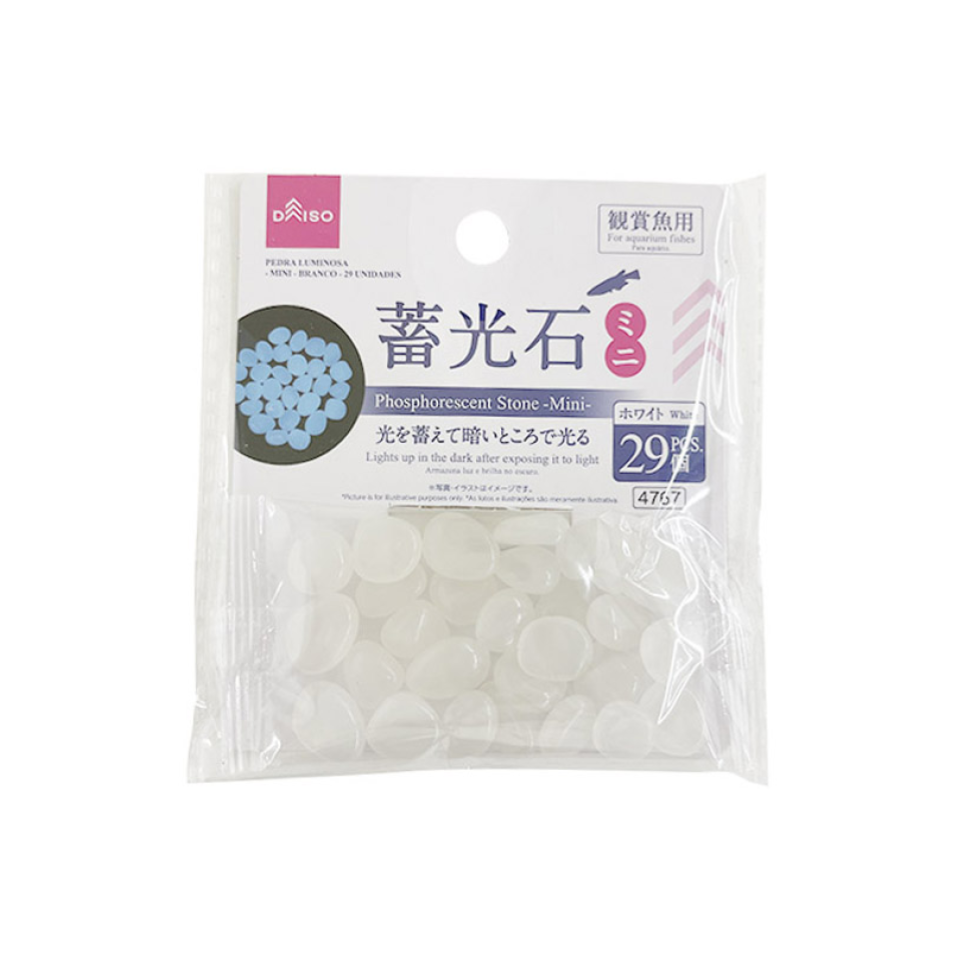 Phosphorescent Stone Mini White – DAISO SINGAPORE