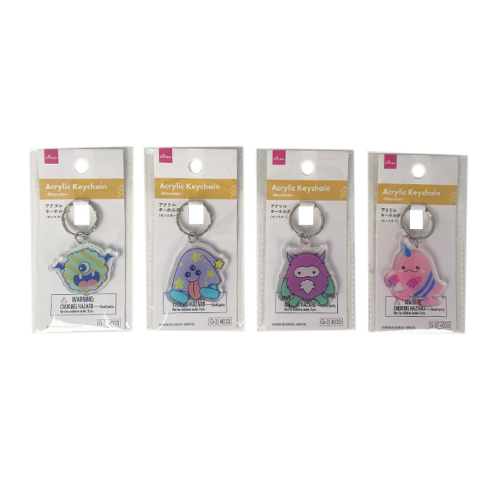 Acrylic Keychain Monster – DAISO SINGAPORE