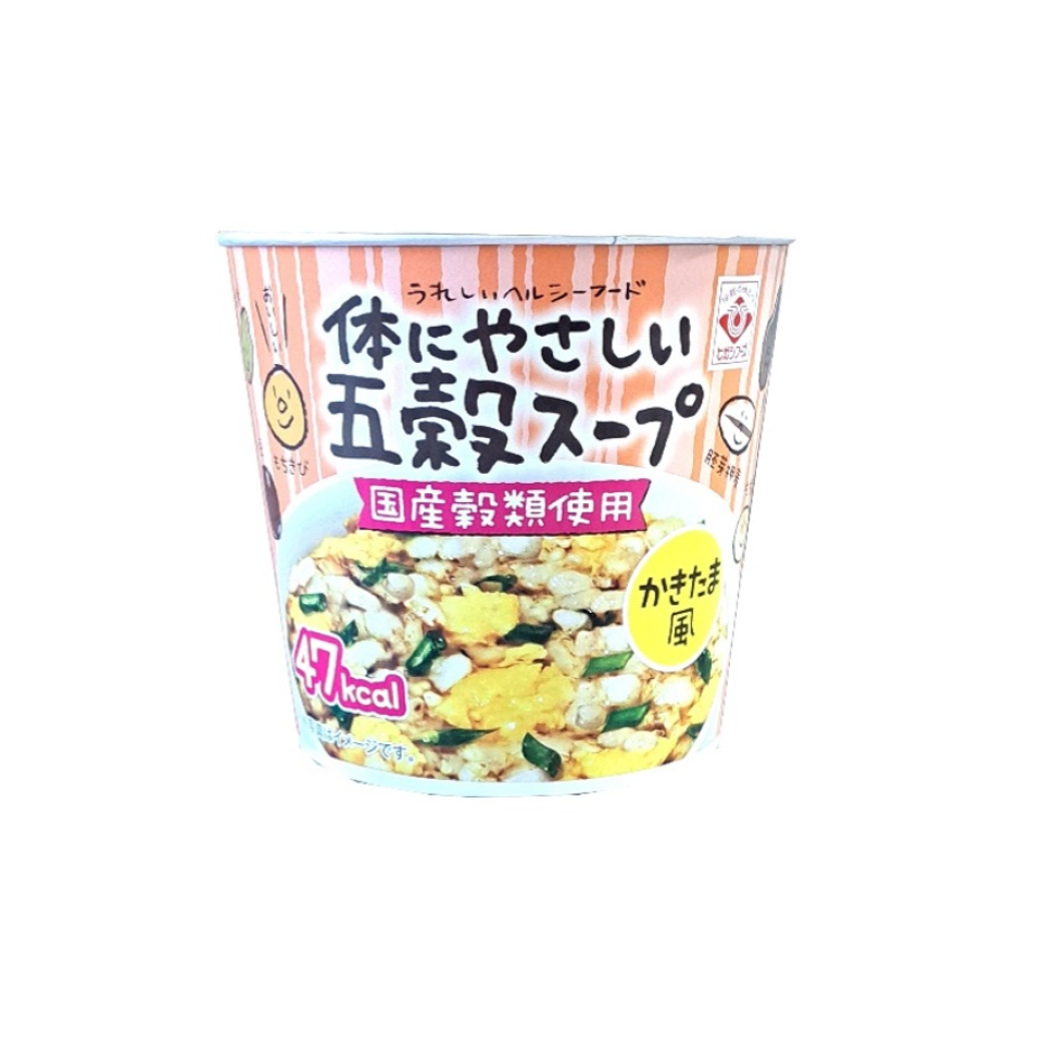 Higashimaru Cup Healthy Five Grain Soup with Egg Drops 13.2g – DAISO ...