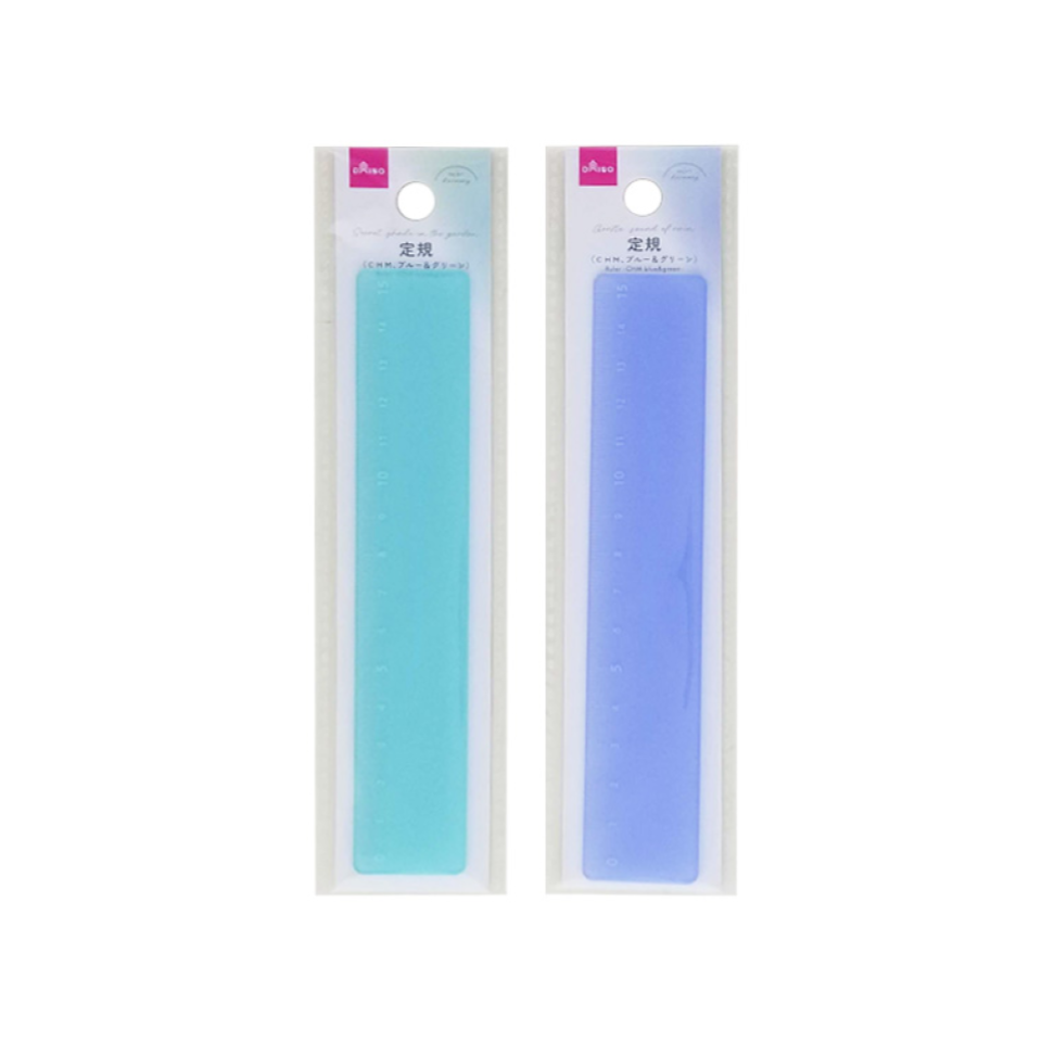 Ruler Blue & Green – DAISO SINGAPORE
