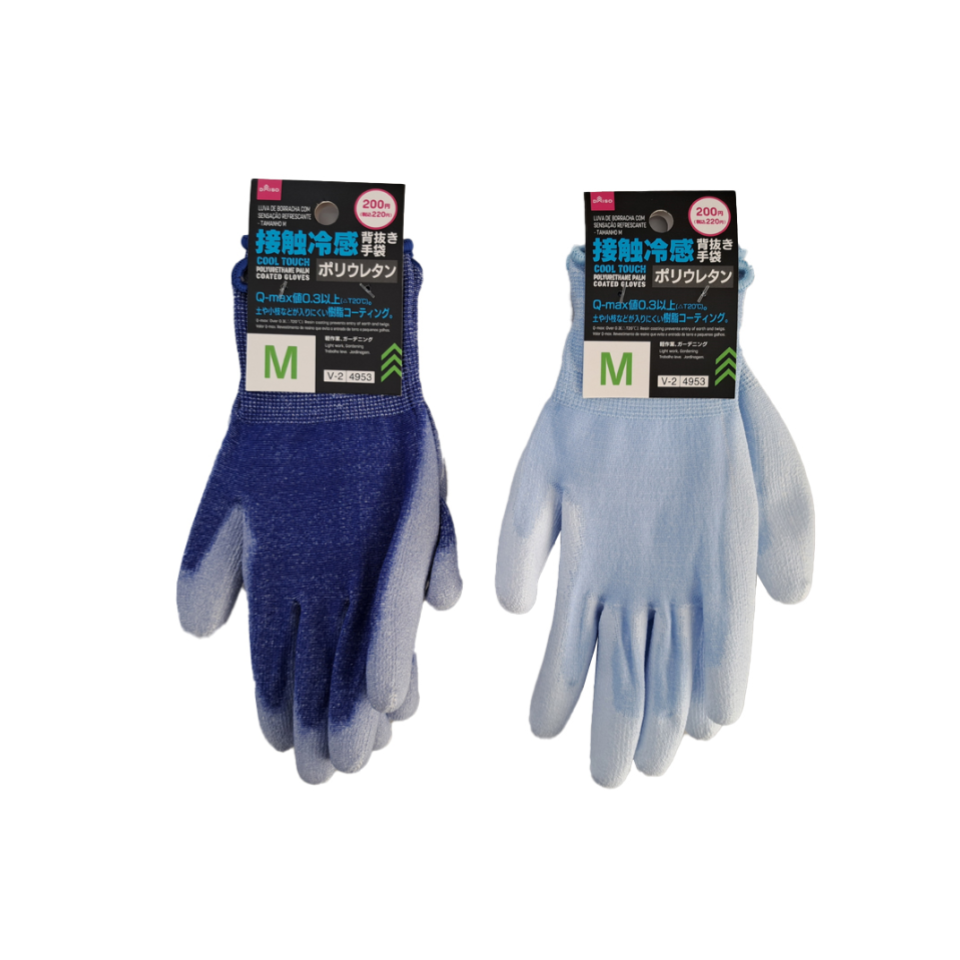 Cool Touch Polyurethane Palm Coated Gloves M – DAISO SINGAPORE
