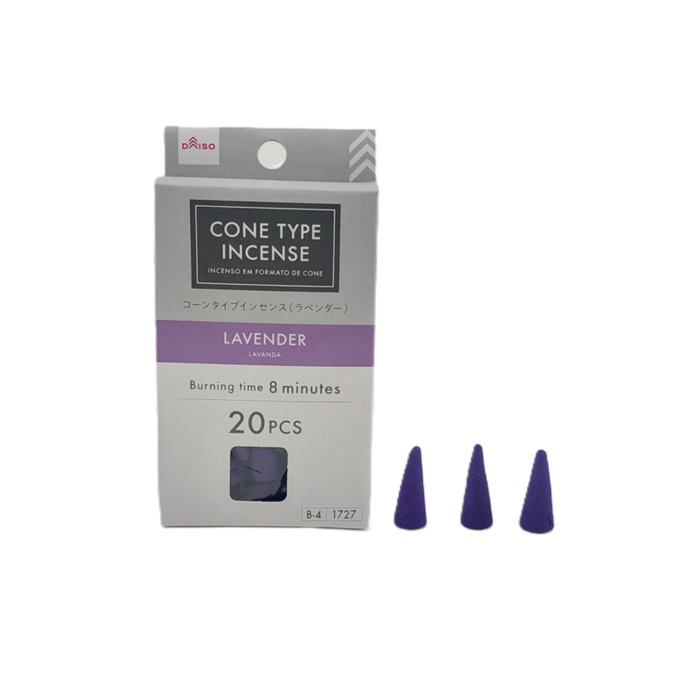 Cone Type Incense Lavender – DAISO SINGAPORE