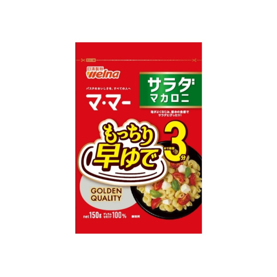 Nissin Flour Wellna Ma Ma Quick Boil 3-Minute Salad Macaroni 150g ...