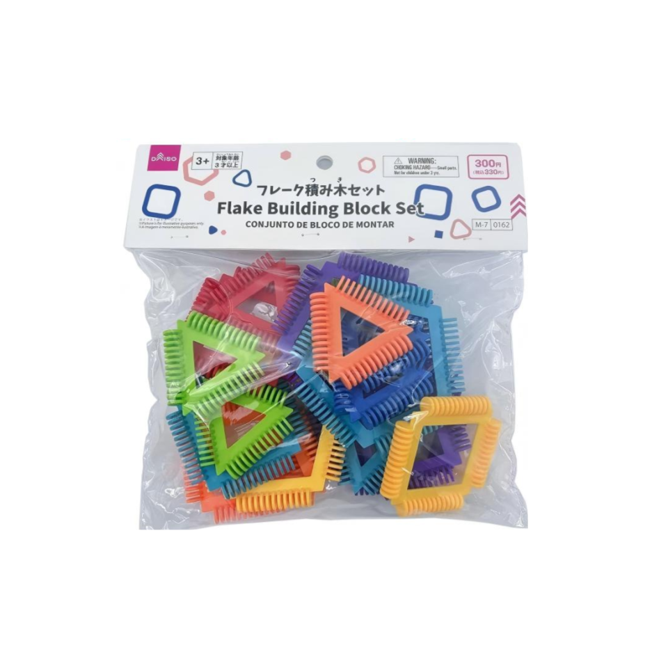 Flake Building Block Set – DAISO SINGAPORE