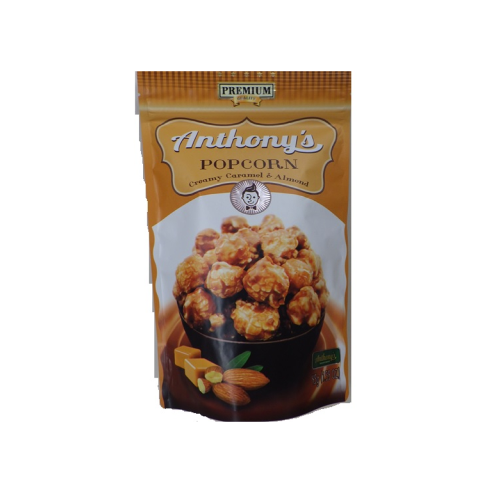 Asahi Seika Anthony's Popcorn Caramel & Almond 45g – DAISO SINGAPORE