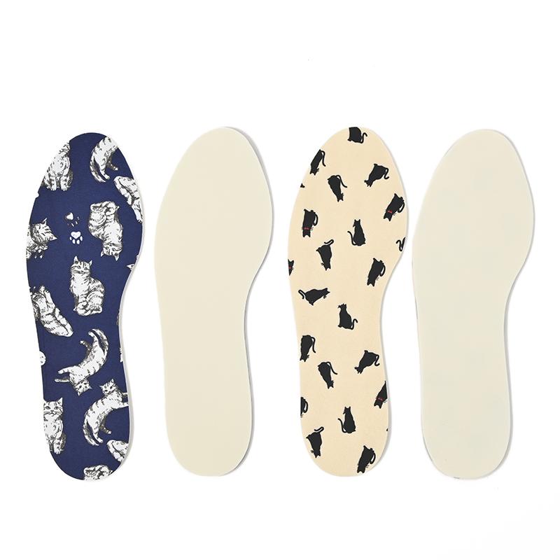 Printed Insoles -Cat Pattern- – DAISO SINGAPORE