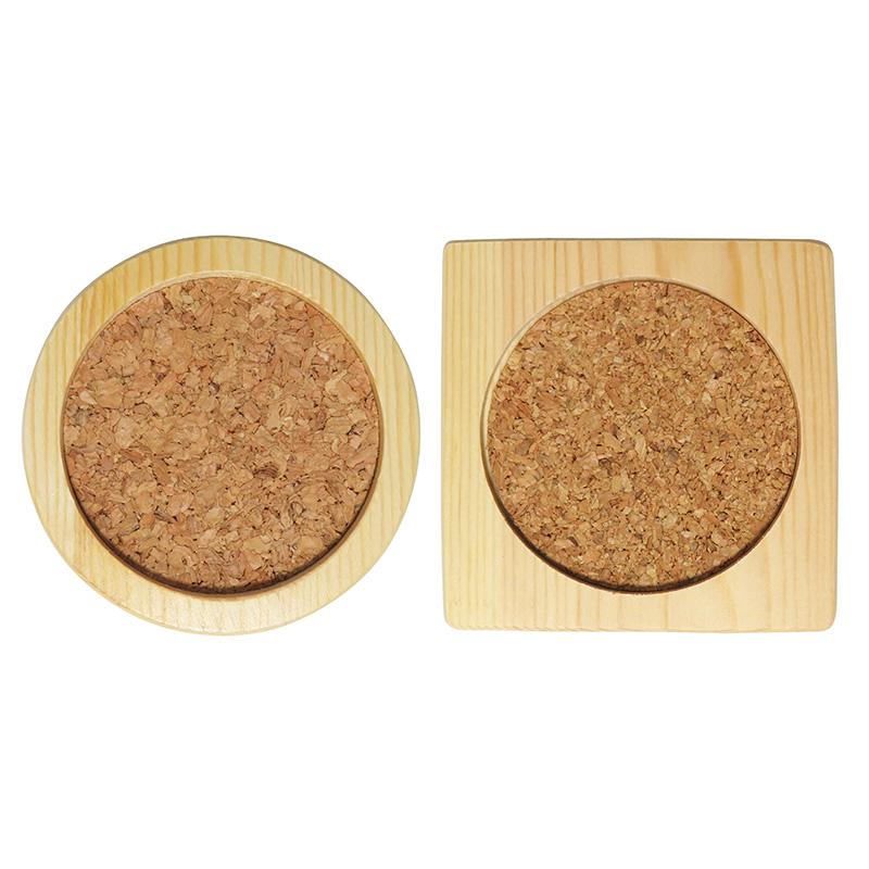 Plain Wood Cork Coaster – DAISO SINGAPORE