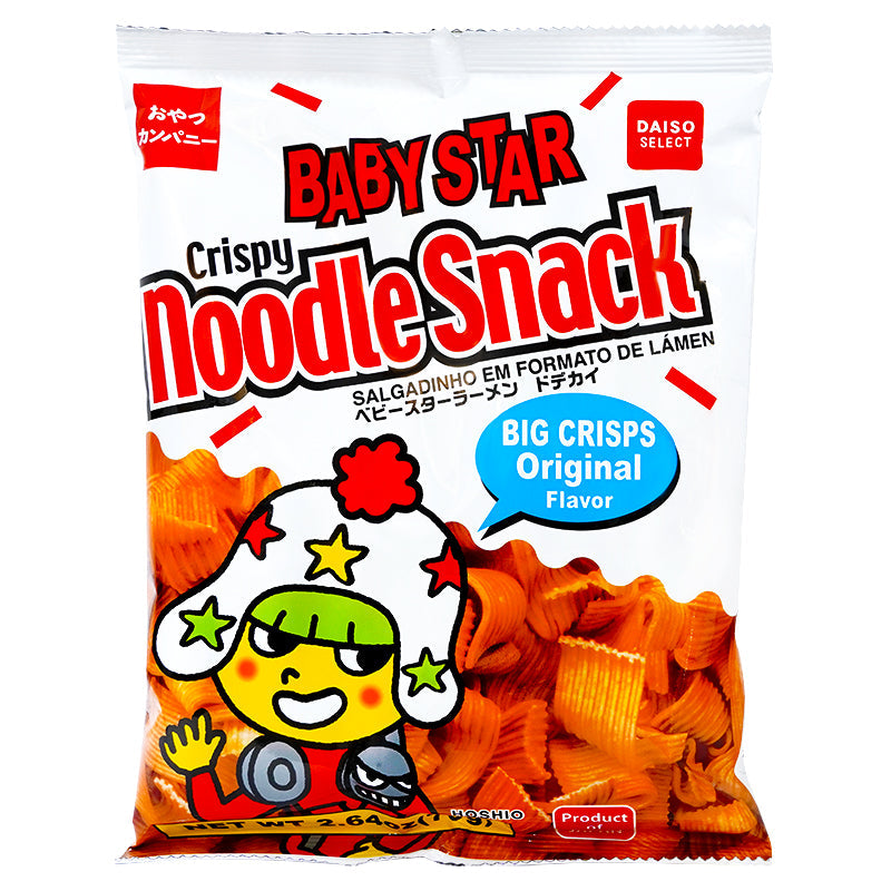 Baby Star Crispy Noodle Snack Big Crisps Original Flavor – DAISO SINGAPORE