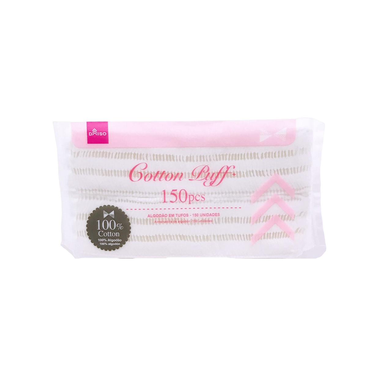 Cotton Puff 150pcs – DAISO SINGAPORE