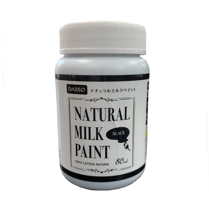 Natural Milk Paint -2 - 80Ml - 2.7Fl Oz - Black - Water Based- – DAISO ...