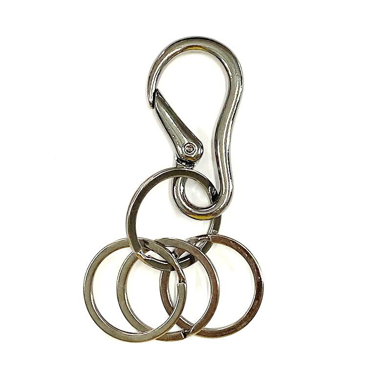 Key Ring -Hook - With 4 Rings- – DAISO SINGAPORE