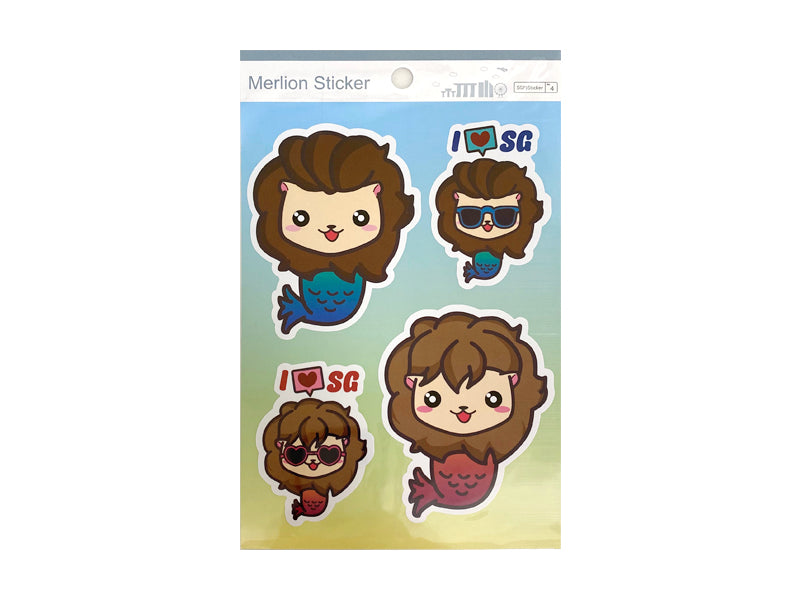 Singapore SG Merlion Sticker 1 – DAISO SINGAPORE