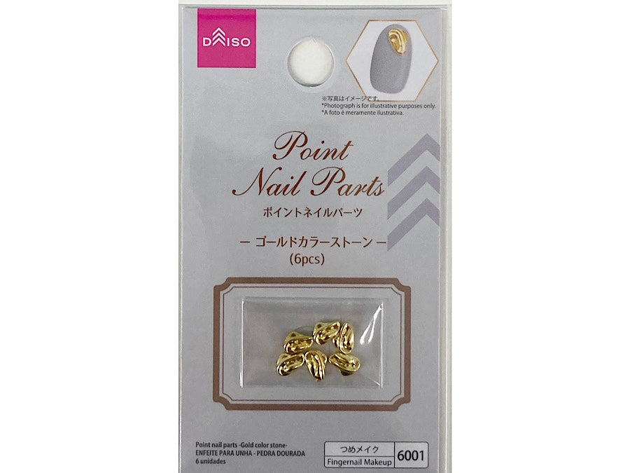 Point Nail Parts - Gold Color Stone – DAISO SINGAPORE